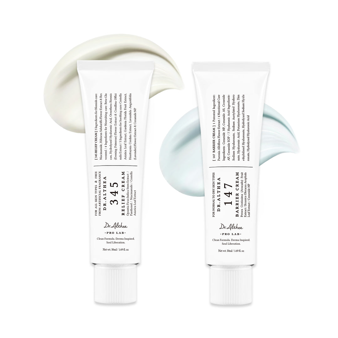 Dual Cream Set | 345 Relief Cream & 147 Barrier Cream – DR.ALTHEA