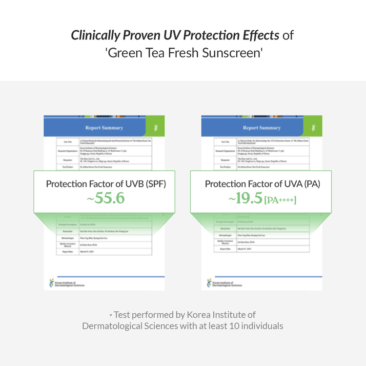 Green Tea Fresh Sunscreen – DR.ALTHEA
