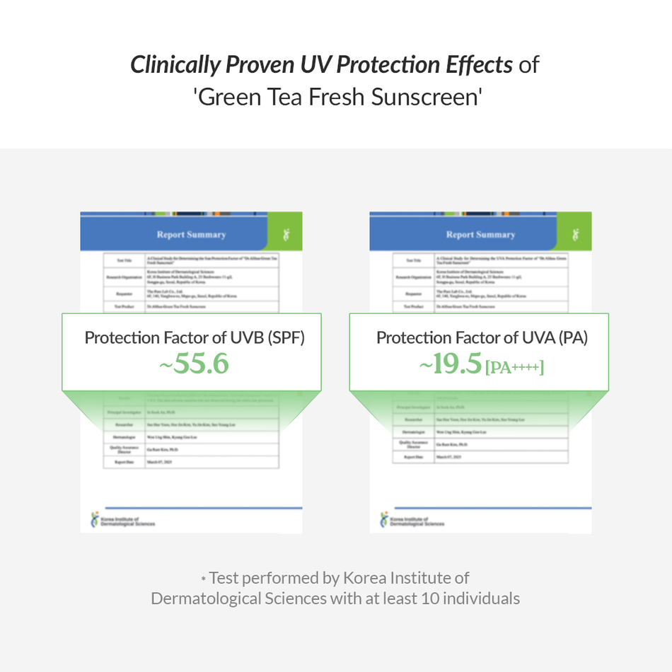 Green Tea Fresh Sunscreen – DR.ALTHEA