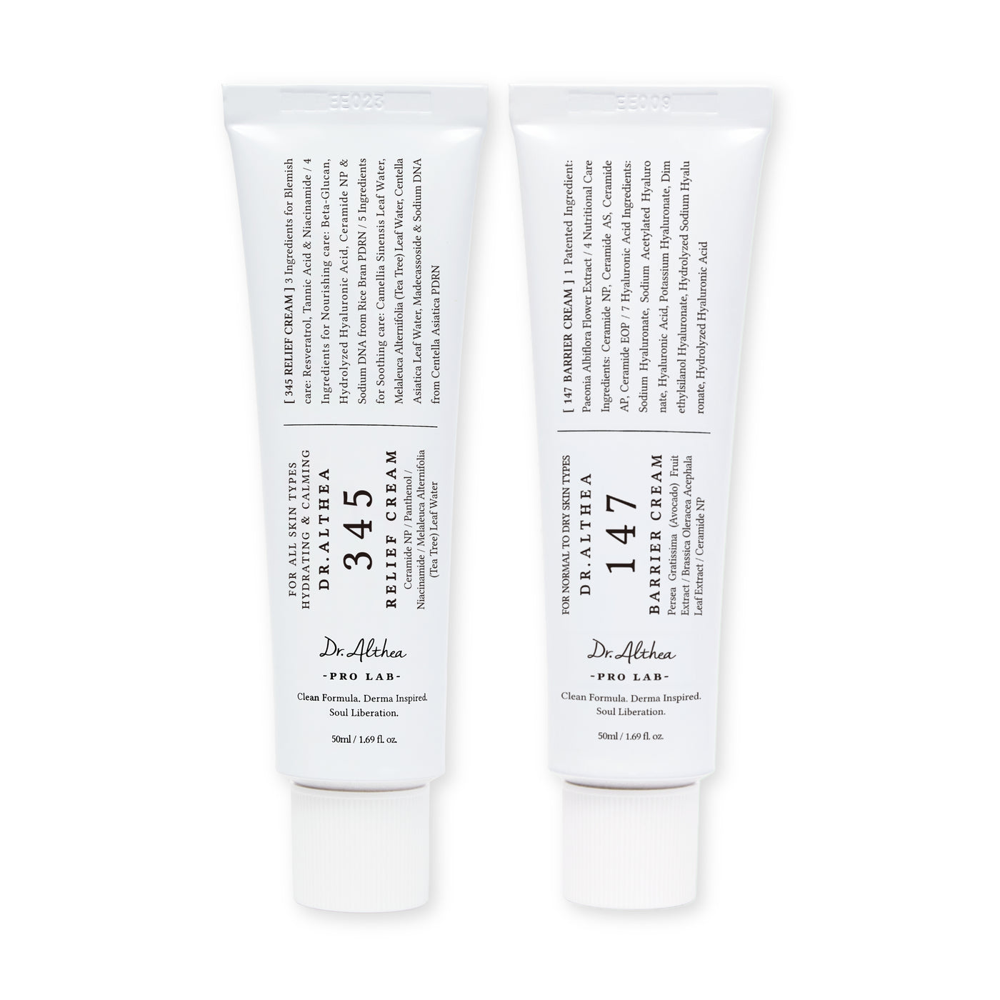 Dr.Althea Dual Cream Set | 345 Relief Cream & 147 Barrier Cream ...